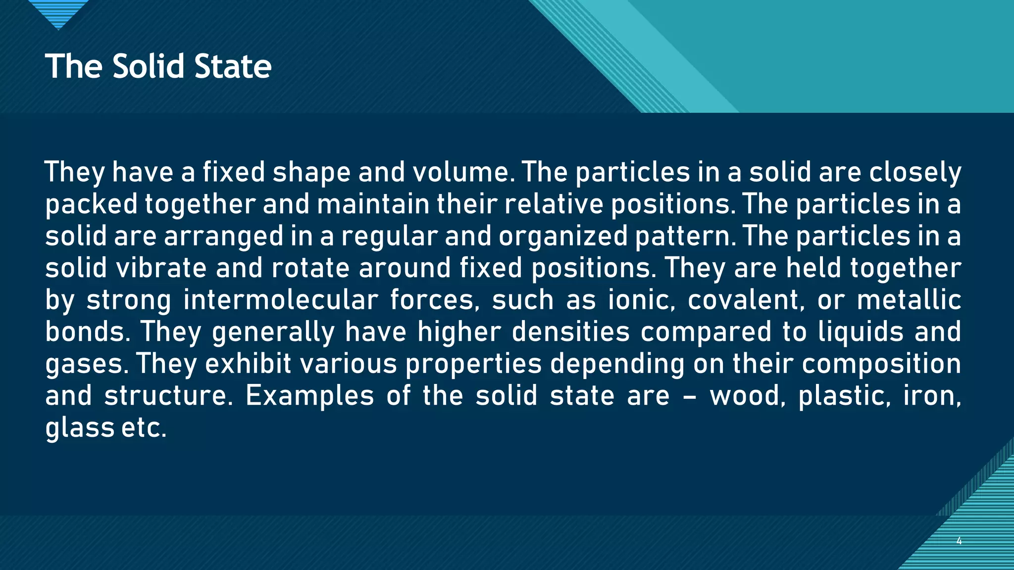 States of Matter for Class 9 | PPTX