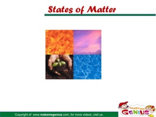 4 States Of Matter For Kids