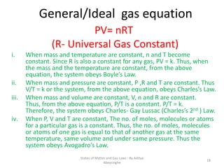 States of matter & gas laws | PPT