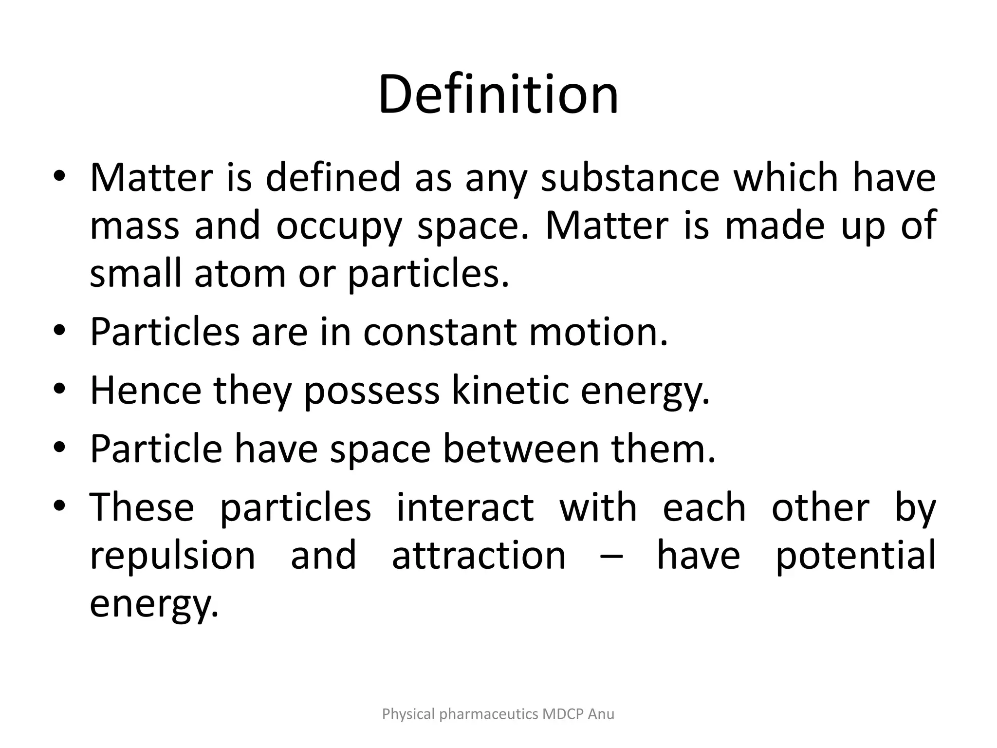 States of matter Introduction | PPT