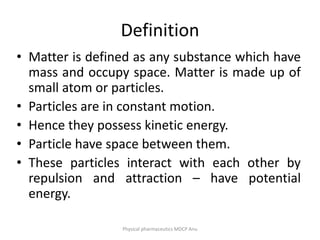 States of matter Introduction | PPT