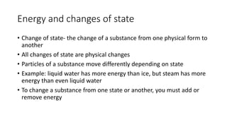 States of matter notes ch 3 | PPTX
