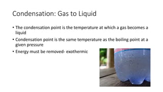 States of matter notes ch 3 | PPTX