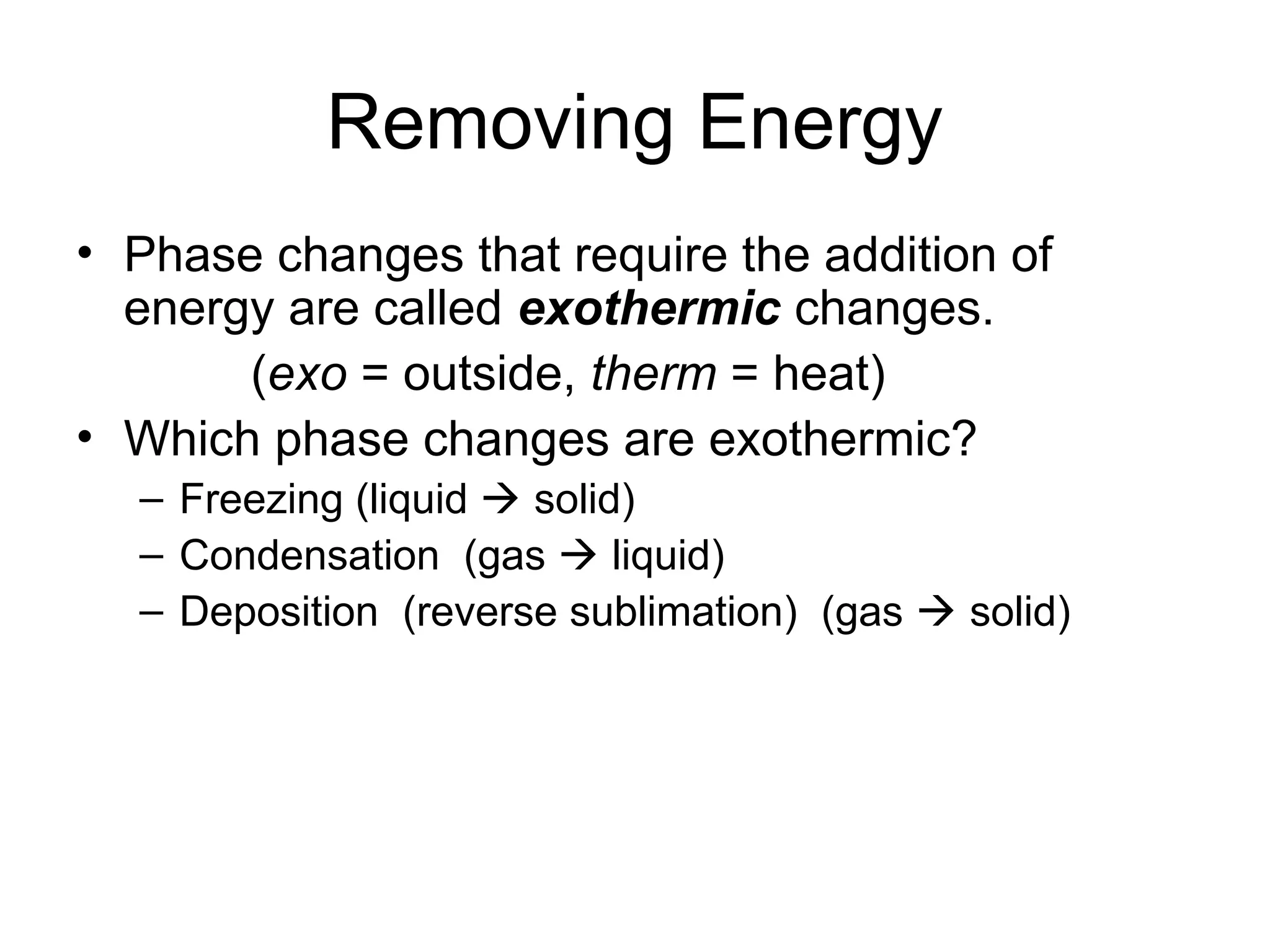 Physical Phase Changes- Grade 7 Science of Materials | PPT
