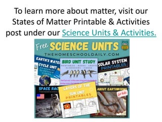 States of Matter PowerPoint for Middle Schoolers | PDF