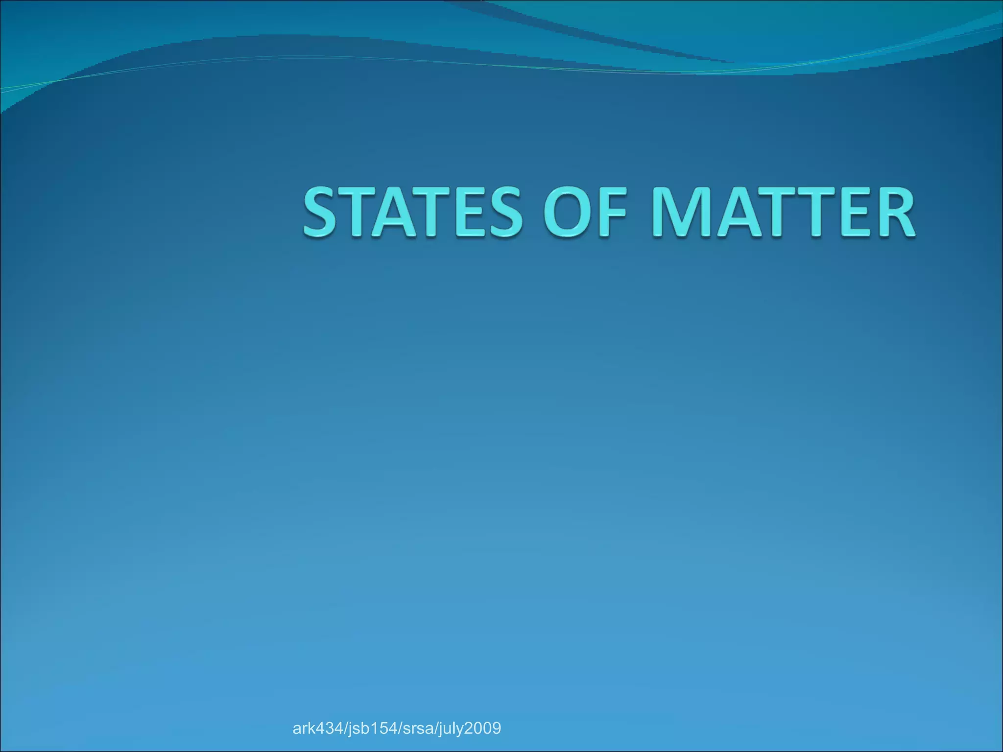 States of matter ppt | PPT