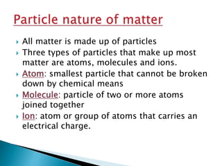 States of matter presentation | PPTX
