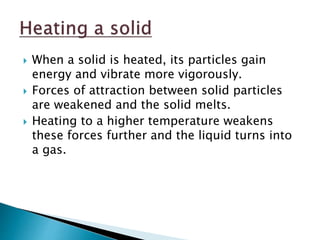 States of matter presentation | PPTX