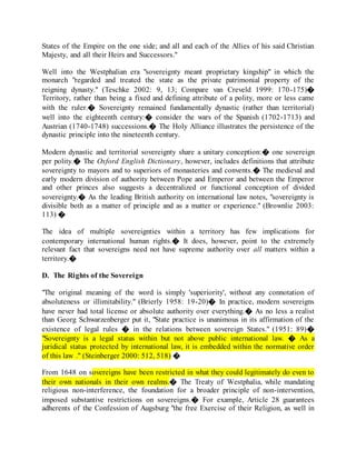 State soverignity and human rights | DOCX