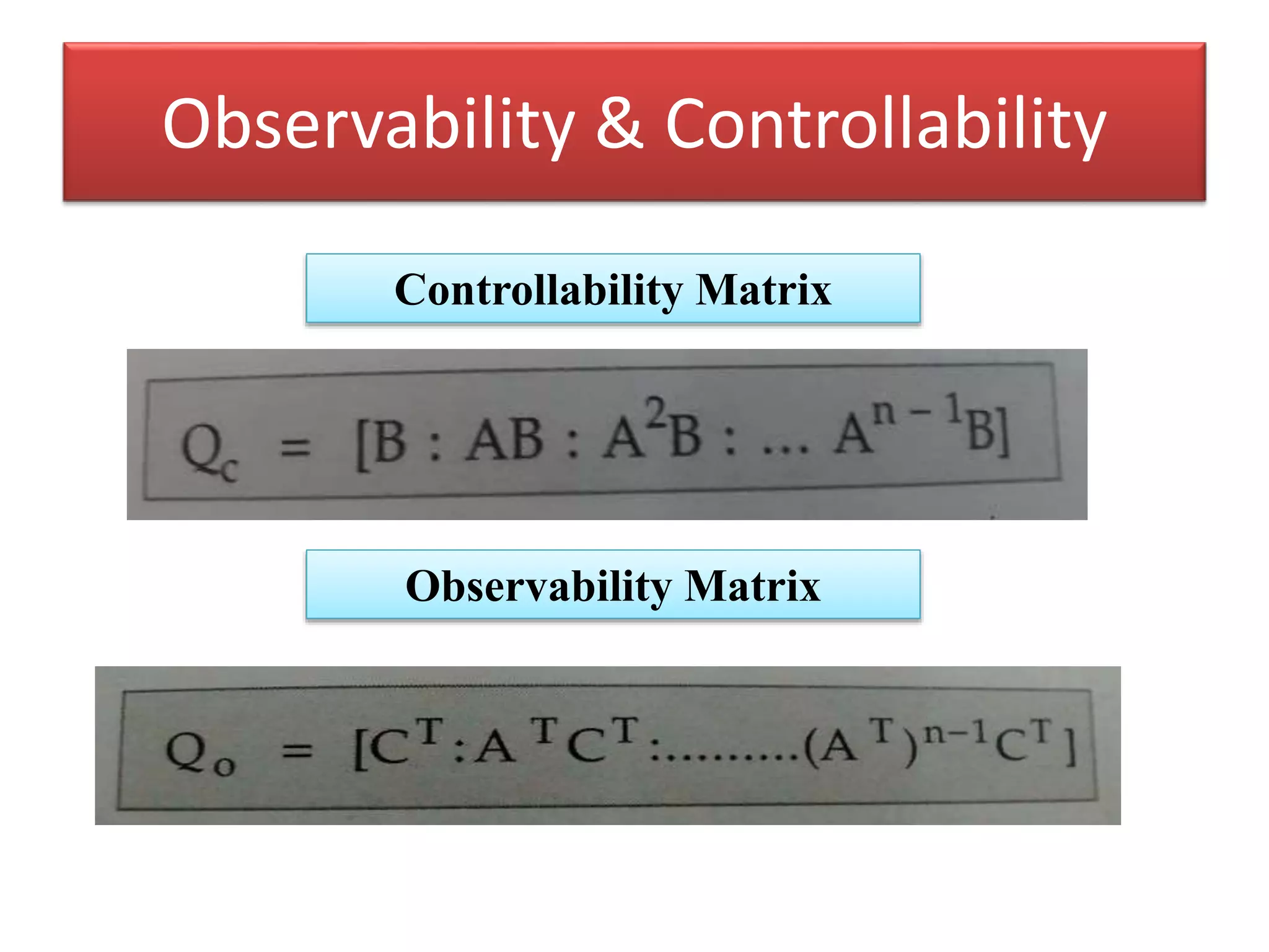 State space analysis shortcut rules, control systems, | PPTX