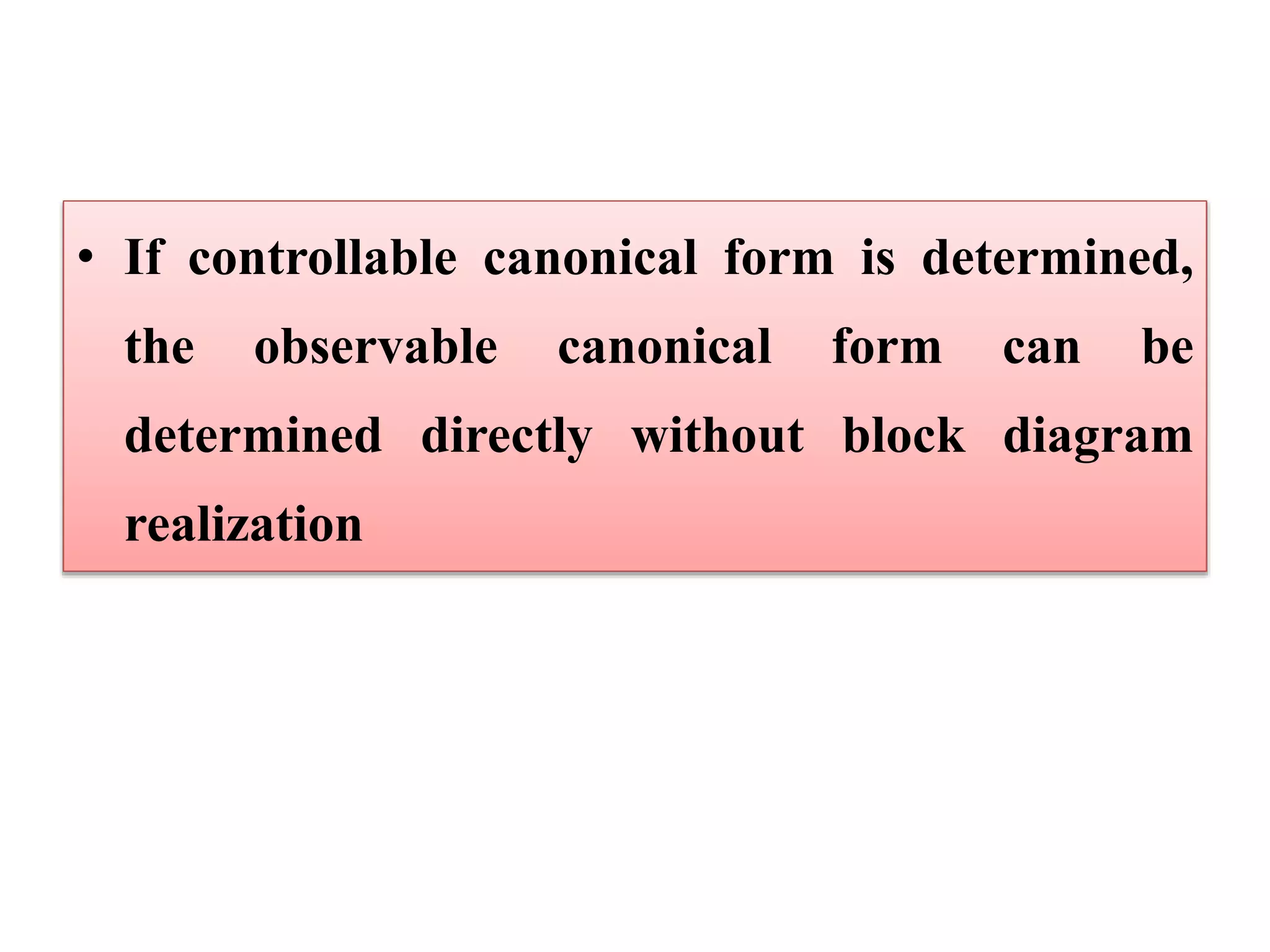 State Space Analysis Shortcut Rules Control Systems Ppt