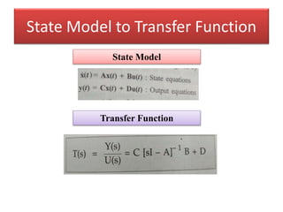 State space analysis shortcut rules, control systems, | PPTX