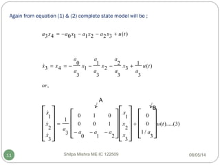 State space analysis, eign values and eign vectors | PPT