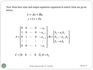 State space analysis, eign values and eign vectors | PPT