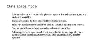 State Space Model of DC-DC Boost Converter | PPTX