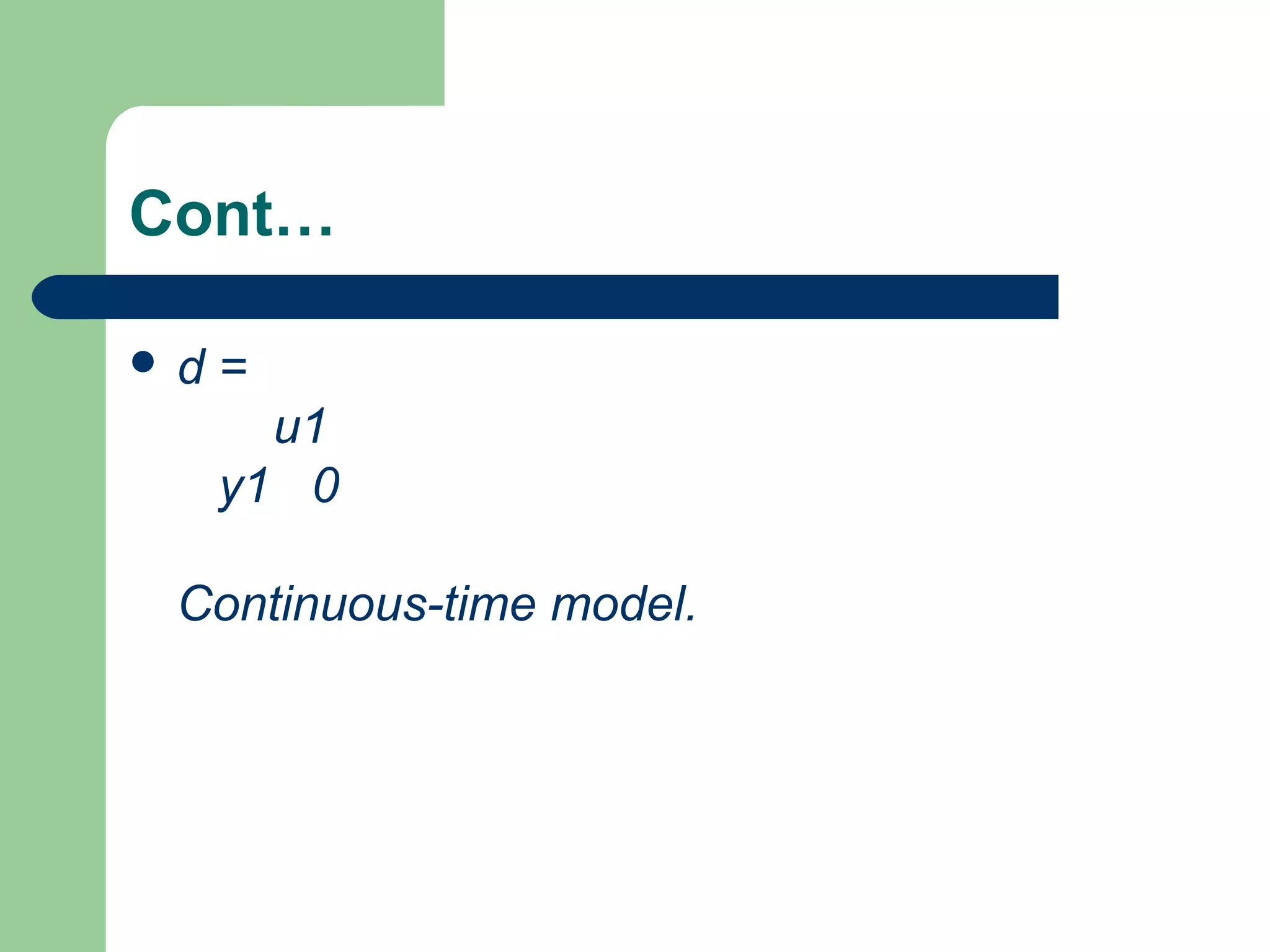 State Space Models Ppt Programming Languages Computing