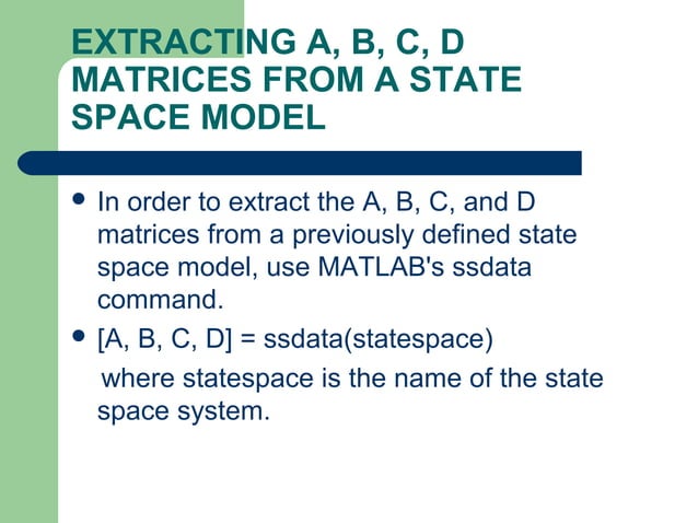 State space models | PPT | Programming Languages | Computing