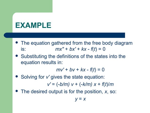 State Space Models Ppt