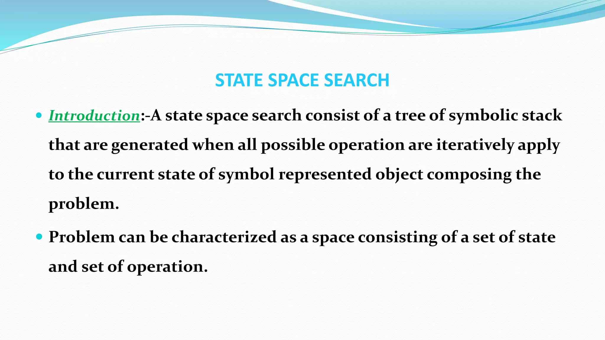 State space search | PPTX