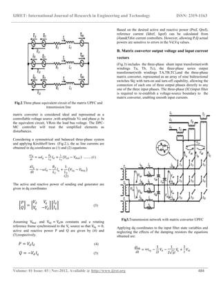 State space vector based advanced direct power control of matrix ...