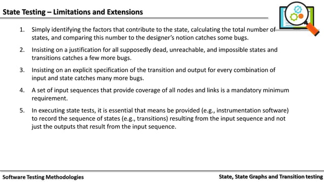 States, state graphs and transition testing | PPTX | Programming ...