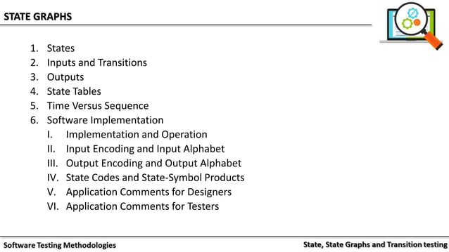 States, state graphs and transition testing | PPTX | Programming ...