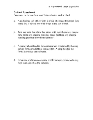 StatIstics module 1 | PDF