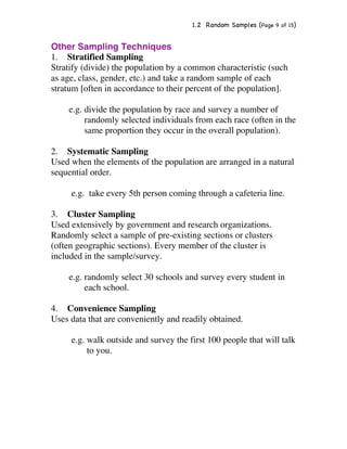 StatIstics module 1 | PDF