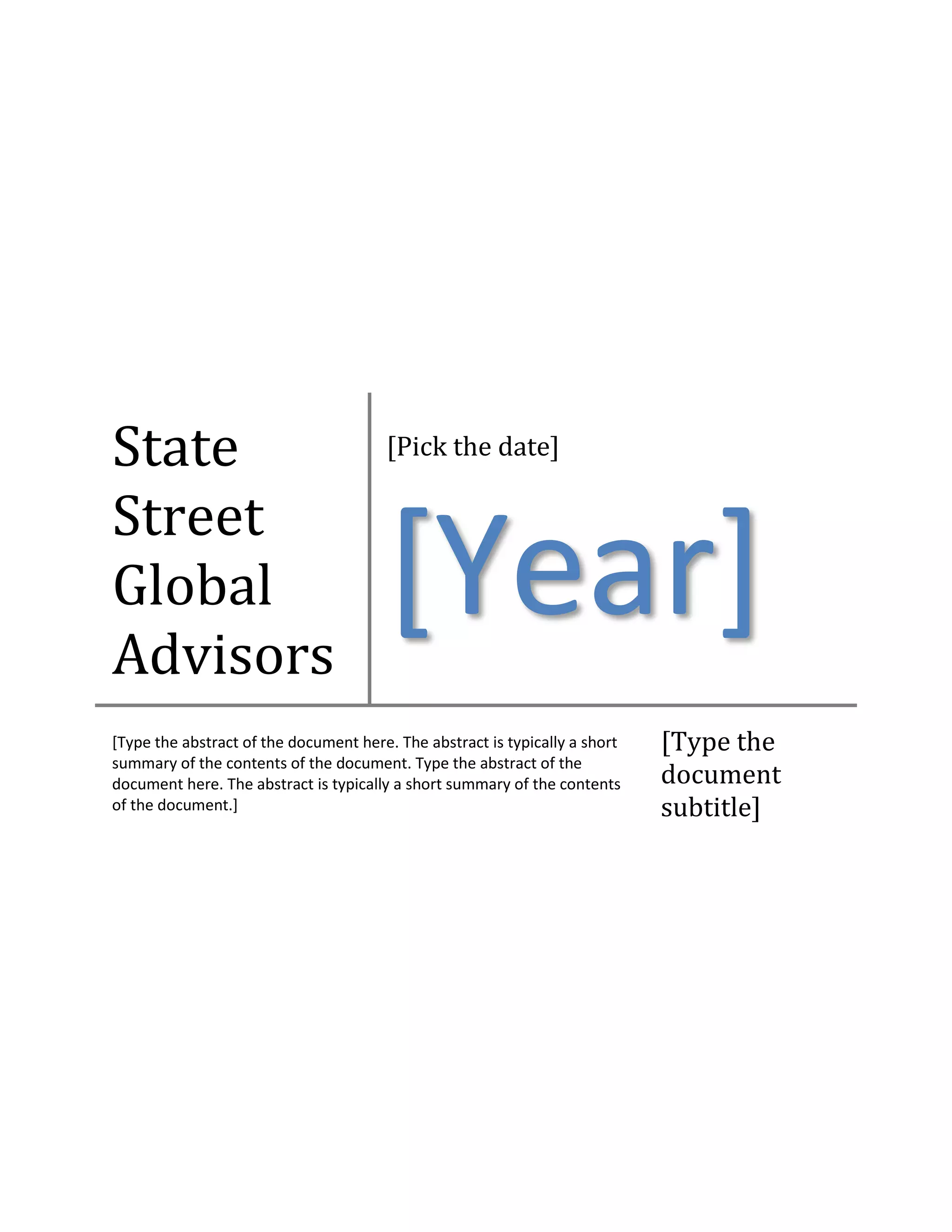 State street global advisors | PDF
