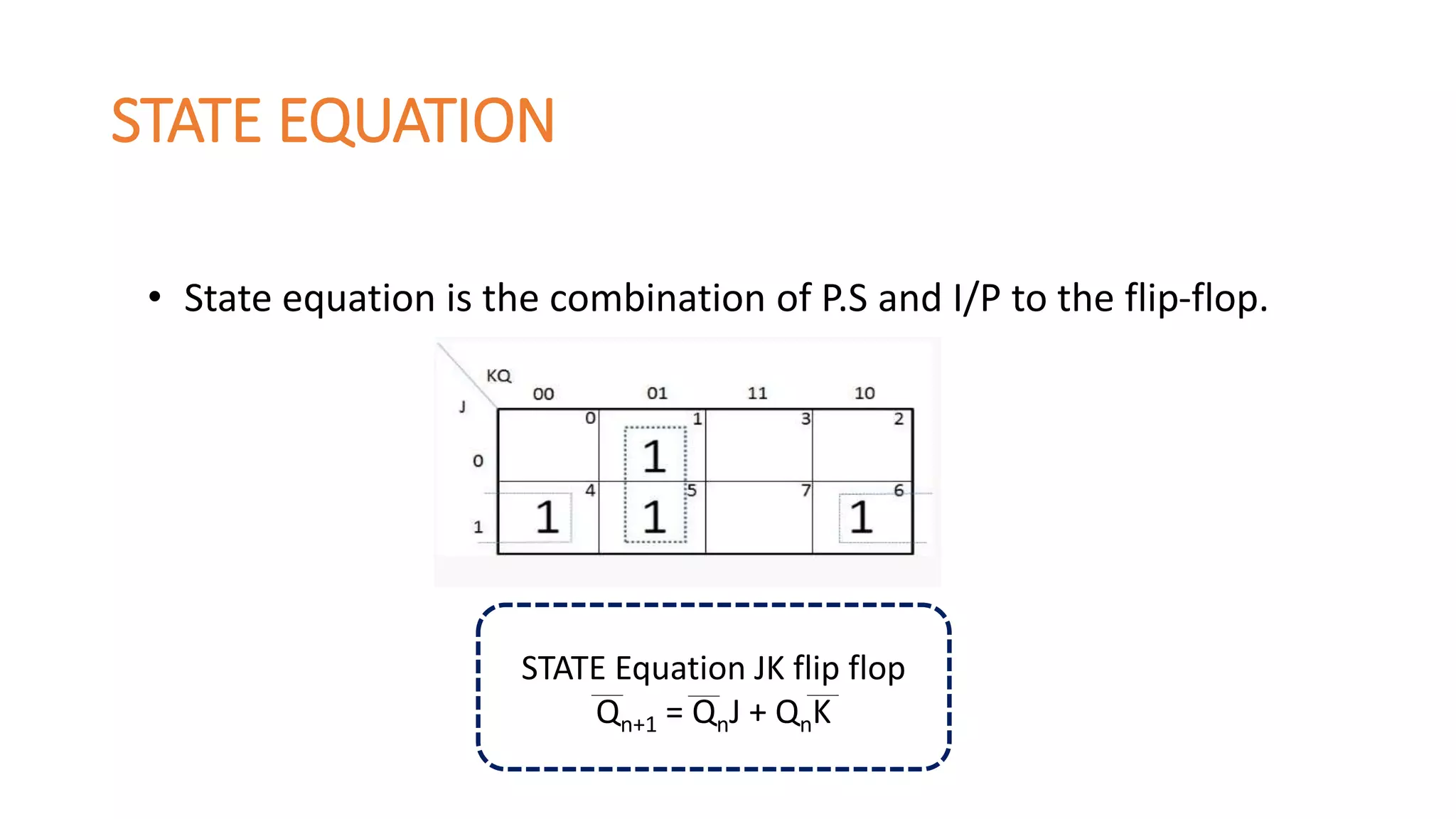 State table and characteristic equation for sequential circuit | PPTX