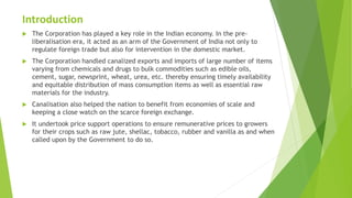 State trading corporation | PPTX