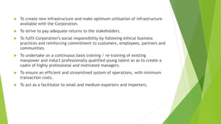 State trading corporation | PPT