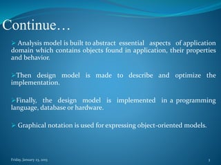 Some Basic Concepts of Object Oriented Methodology | PPT