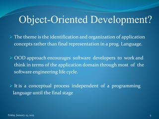 Some Basic Concepts of Object Oriented Methodology | PPT