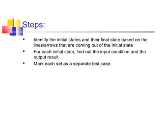 State transition testing-software_testing | PPT