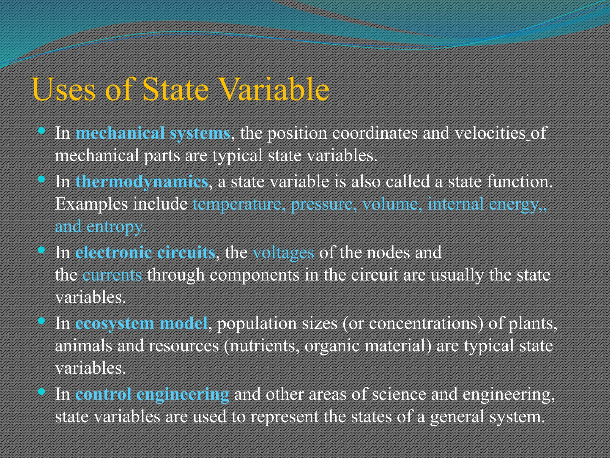PPT on STATE VARIABLE ANALYSIS for Engineering.pptx