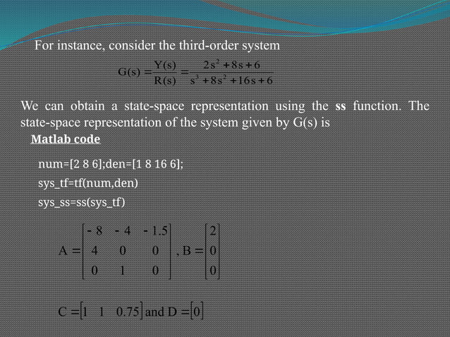 PPT on STATE VARIABLE ANALYSIS for Engineering.pptx | Free download