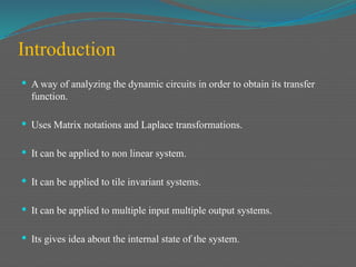 PPT on STATE VARIABLE ANALYSIS for Engineering.pptx