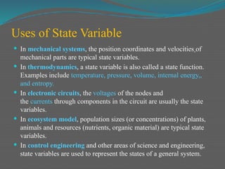 PPT on STATE VARIABLE ANALYSIS for Engineering.pptx