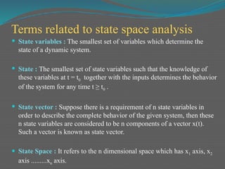 PPT on STATE VARIABLE ANALYSIS for Engineering.pptx