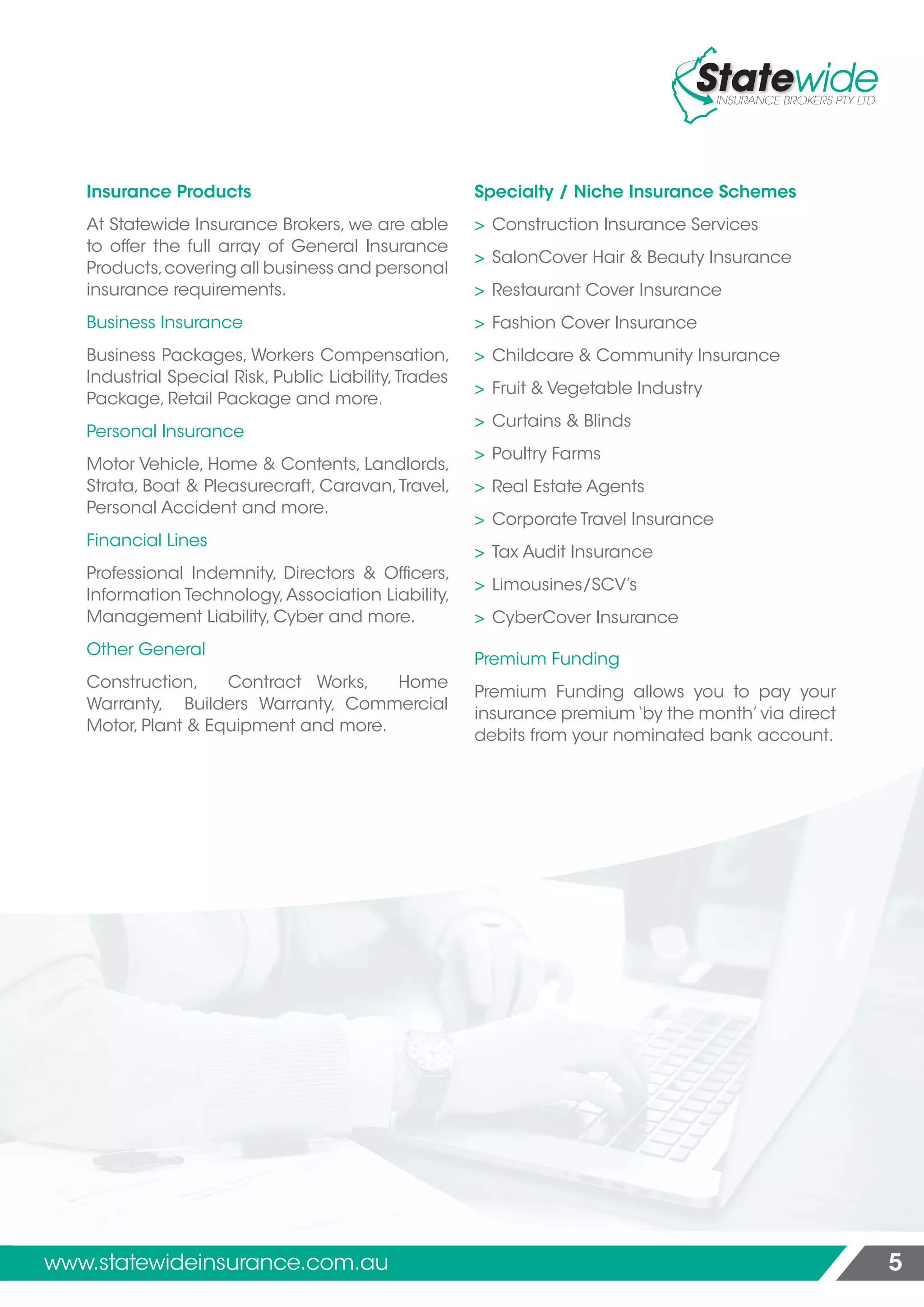 Statewide insurance Company Profile | PDF