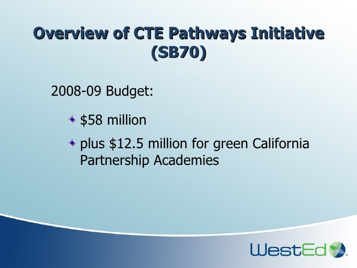 Statewide Evaluation of CTE Pathways Initiative (SB70)