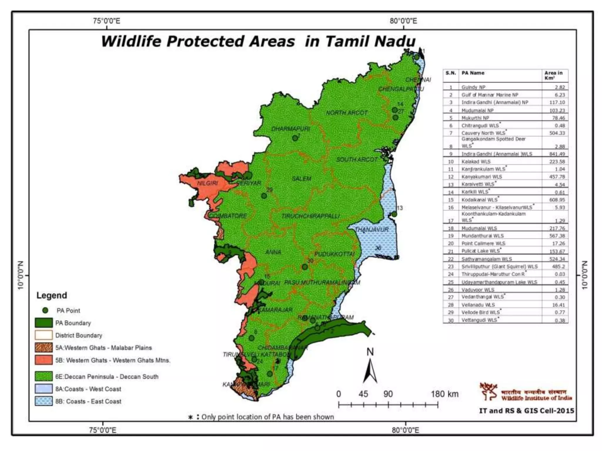 State wise biodiversity protected areas of the india | PPT