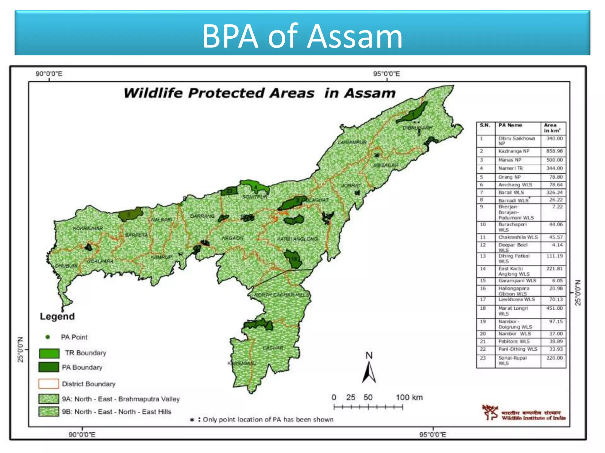 State wise biodiversity protected areas of the india | PPTX
