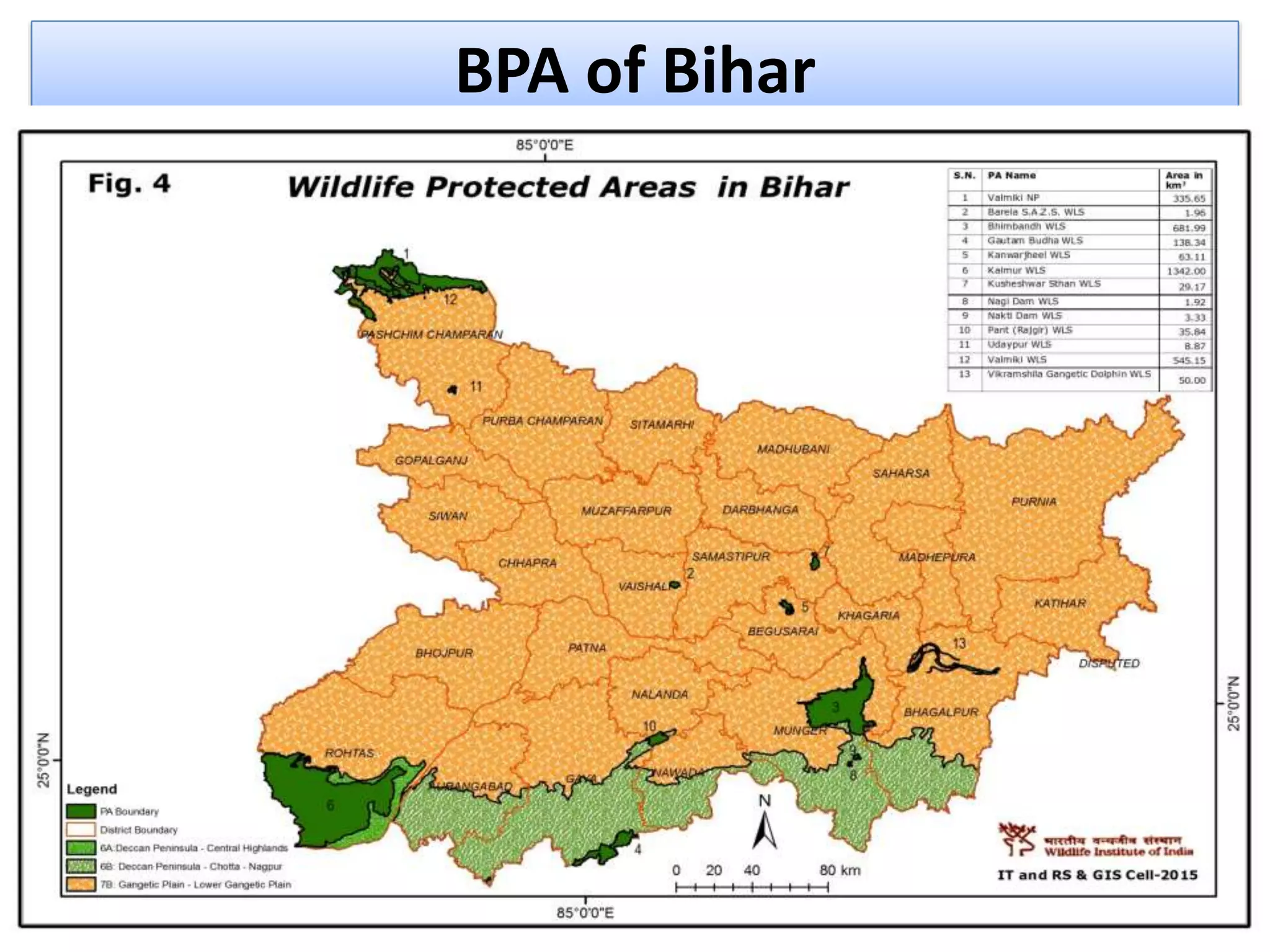 State wise biodiversity protected areas of the india | PPT