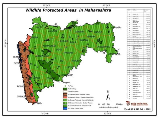 State wise biodiversity protected areas of the india | PPT