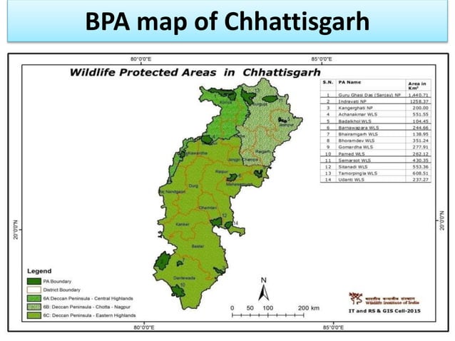 State wise biodiversity protected areas of the india | PPT