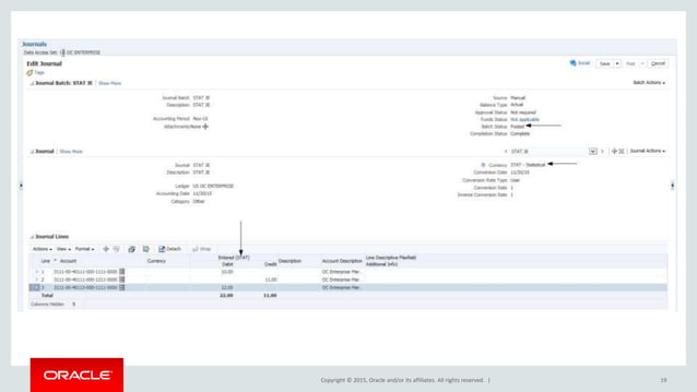 Statistical Accounts and Data in Oracle Cloud General Ledger | PPTX ...