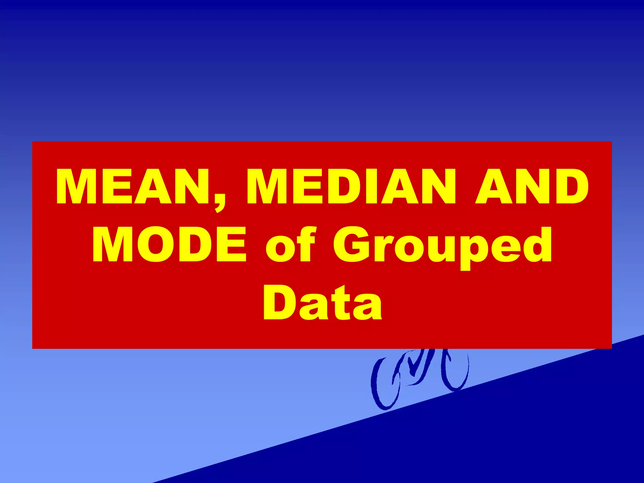 stat group mean.ppt