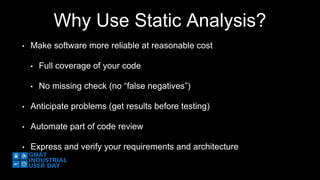 GNAT Pro User Day: Latest Advances in AdaCore Static Analysis Tools | PPTX